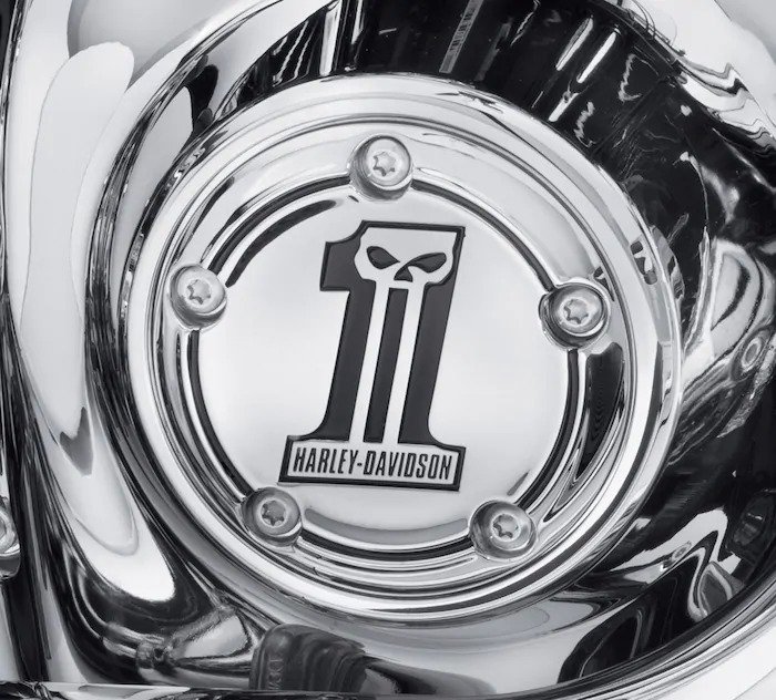 Number One Skull Timer Cover - Chrome - HARLEY-DAVIDSON - Jarvsomotor.se